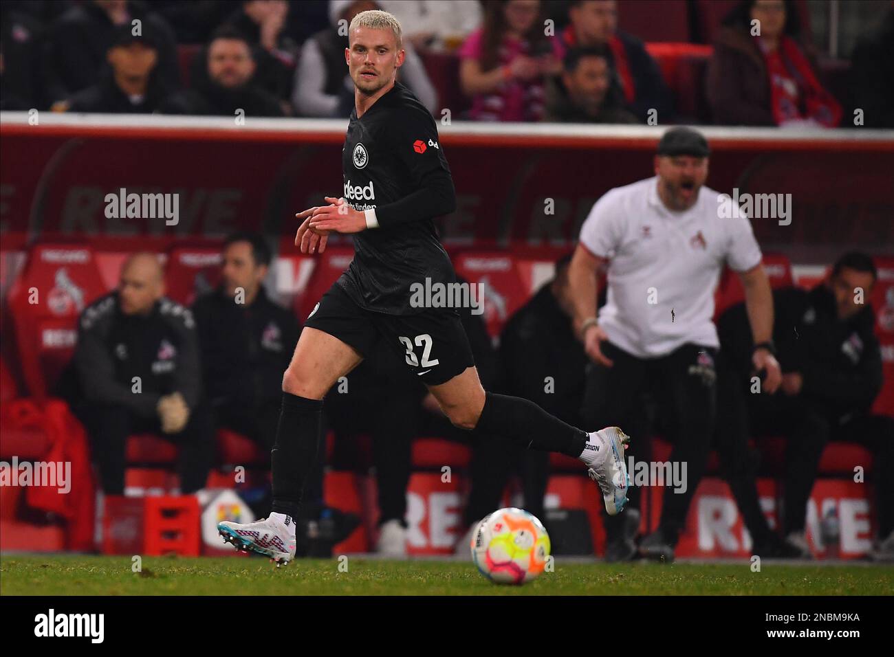 COLOGNE, GERMANY - 12.02.23: Philipp Max. The match of 1. Bundesliga 1 ...