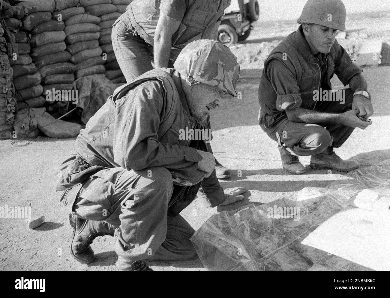 Author John Steinbeck visited the headquarters of the Ninth Marines on ...