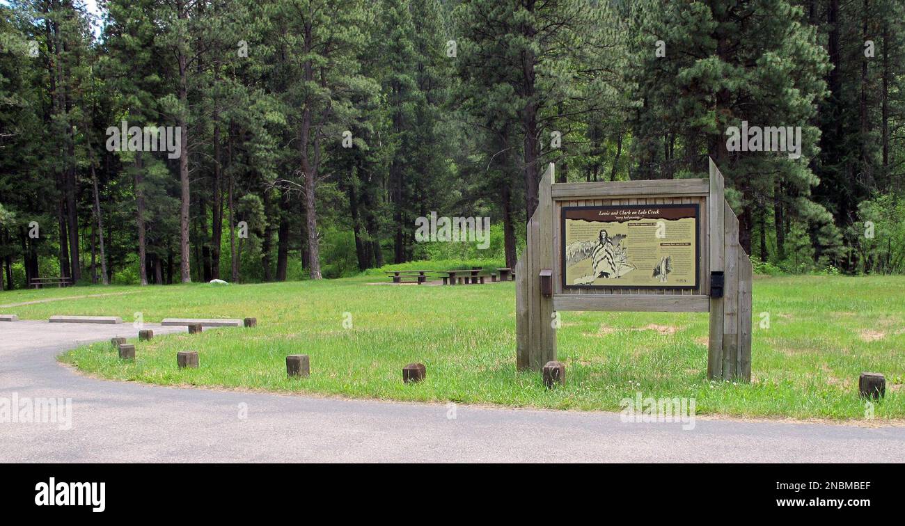 This June 15, 2011 photo shows the Fort Fizzle picnic area near Lolo ...