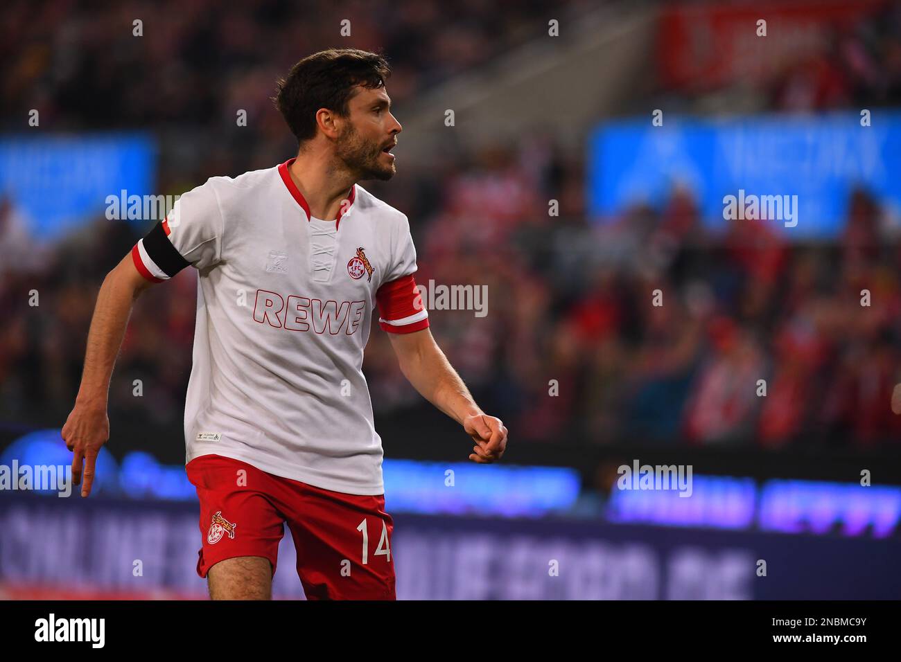 COLOGNE, GERMANY - 12.02.23: Jonas Hector. The match of 1. Bundesliga 1 ...