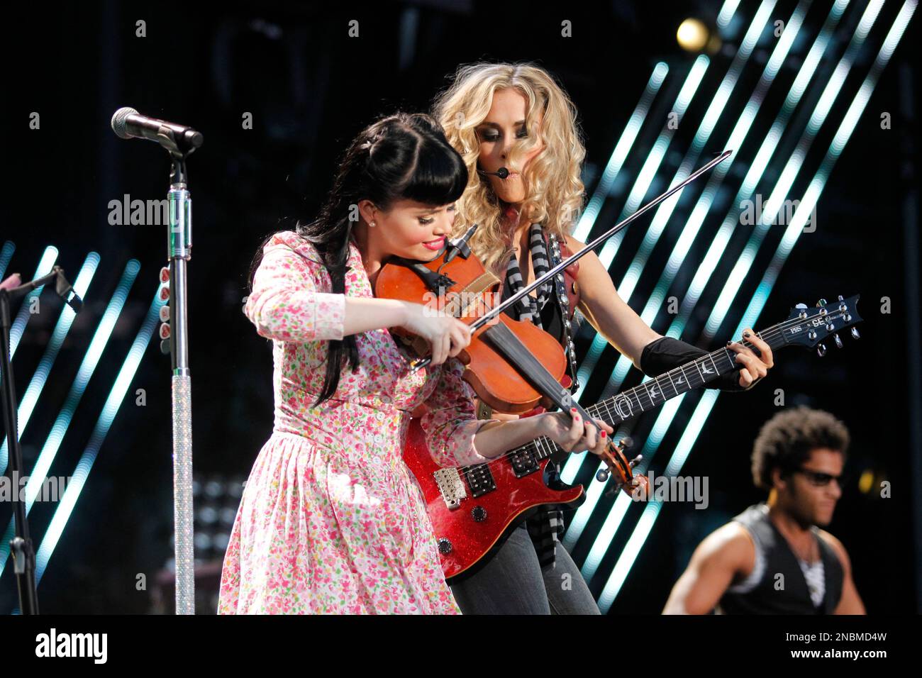 The Jane Dear girls performs during the CMA Fan Fest Sunday, June 12 ...