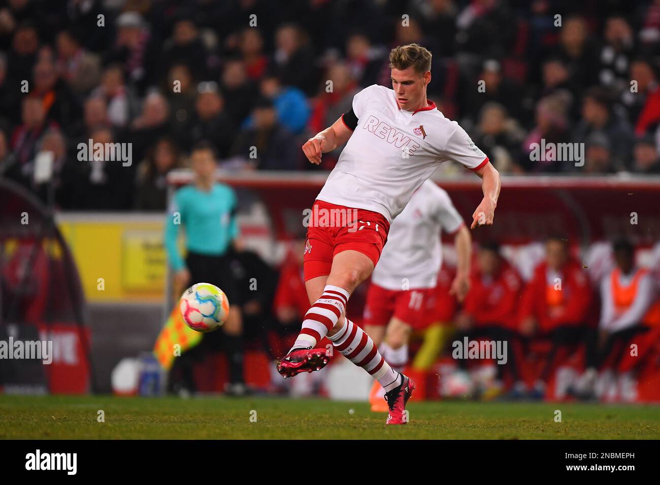 COLOGNE, GERMANY - 12.02.23: Steffen Tigges. The match of 1. Bundesliga ...