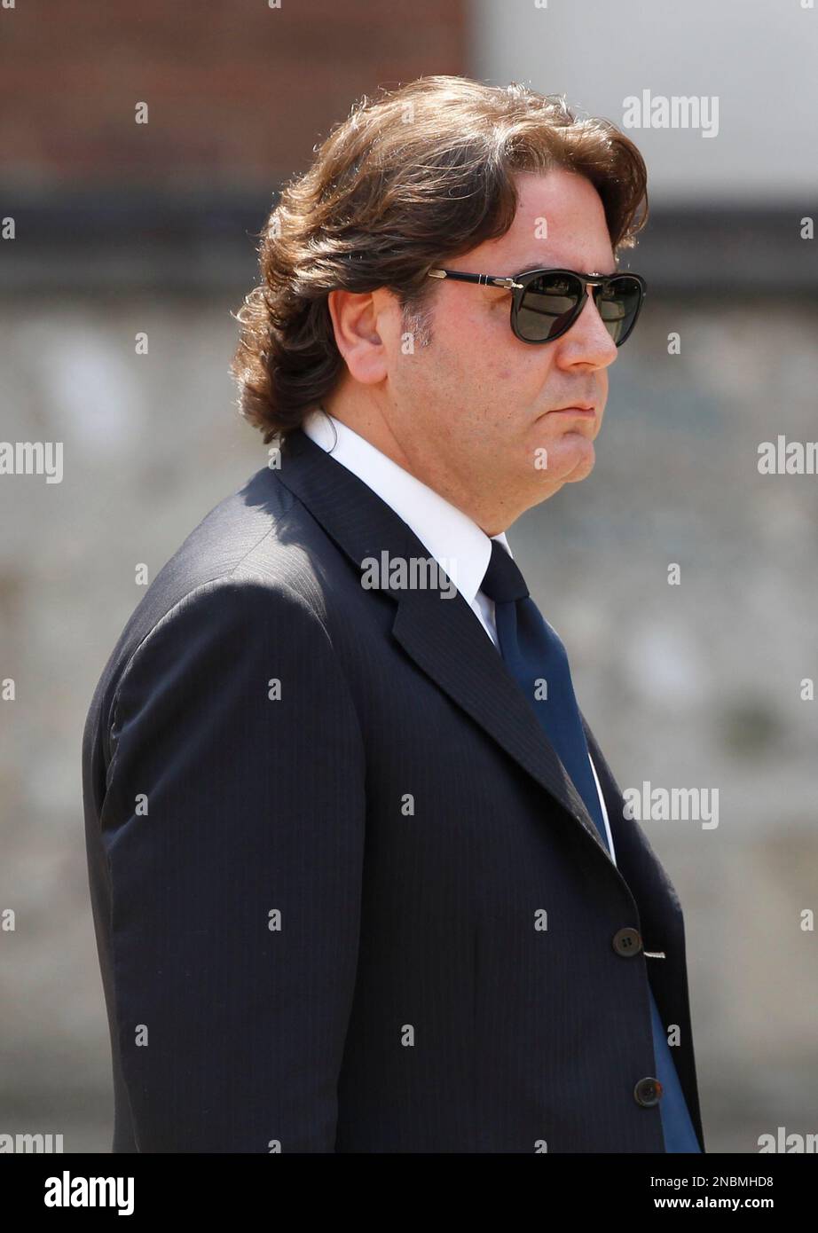 Italian entrepeneur Stefano Ricucci arrives for Senator Romano ...