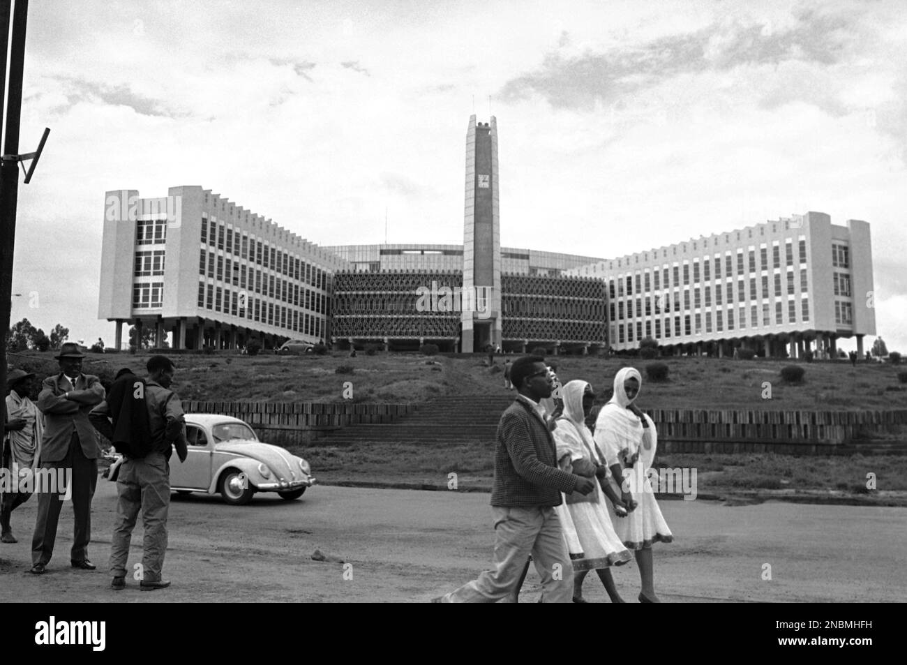 General view of Addis Ababa's City Hall, Ethiopia’s administration ...