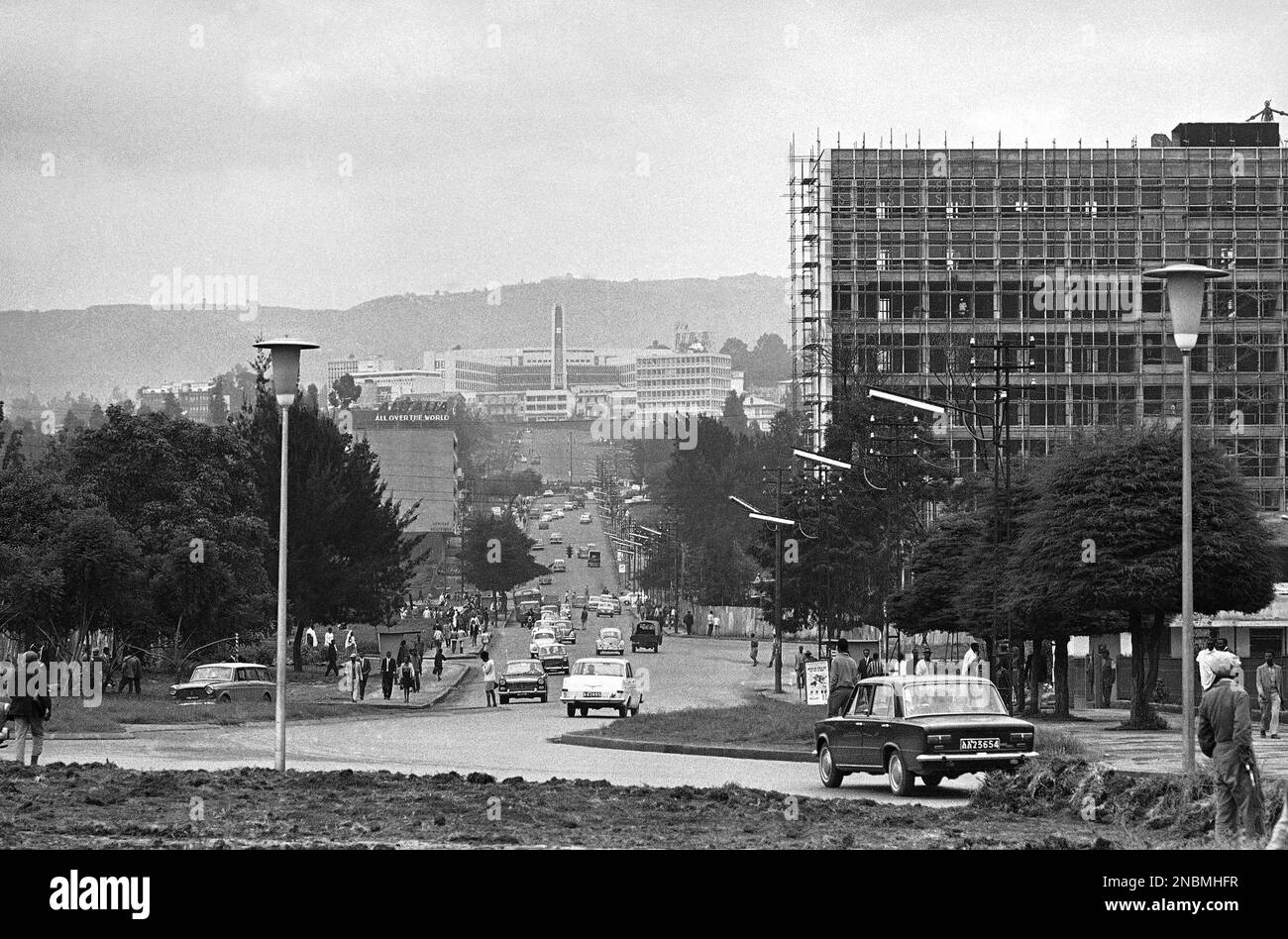 General view of Addis Ababa, Ethiopia on August 20, 1968. (AP Photo ...