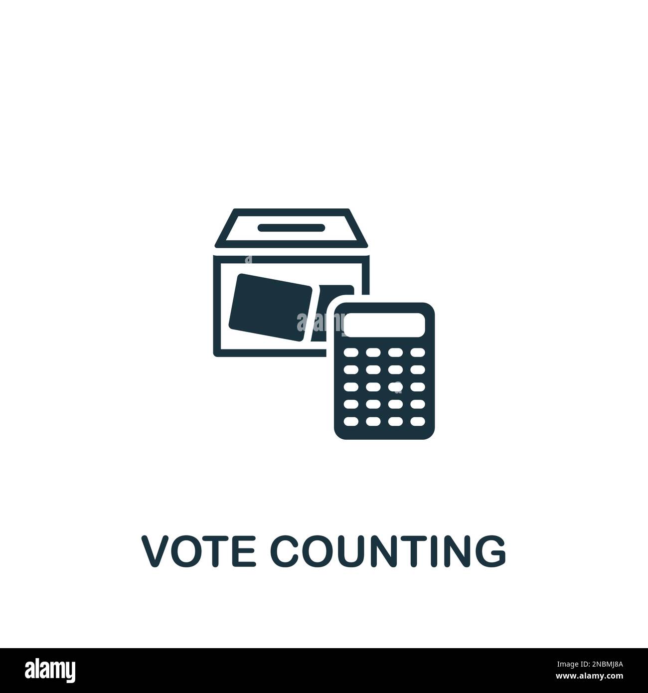 Ballot box line drawing hi-res stock photography and images - Alamy