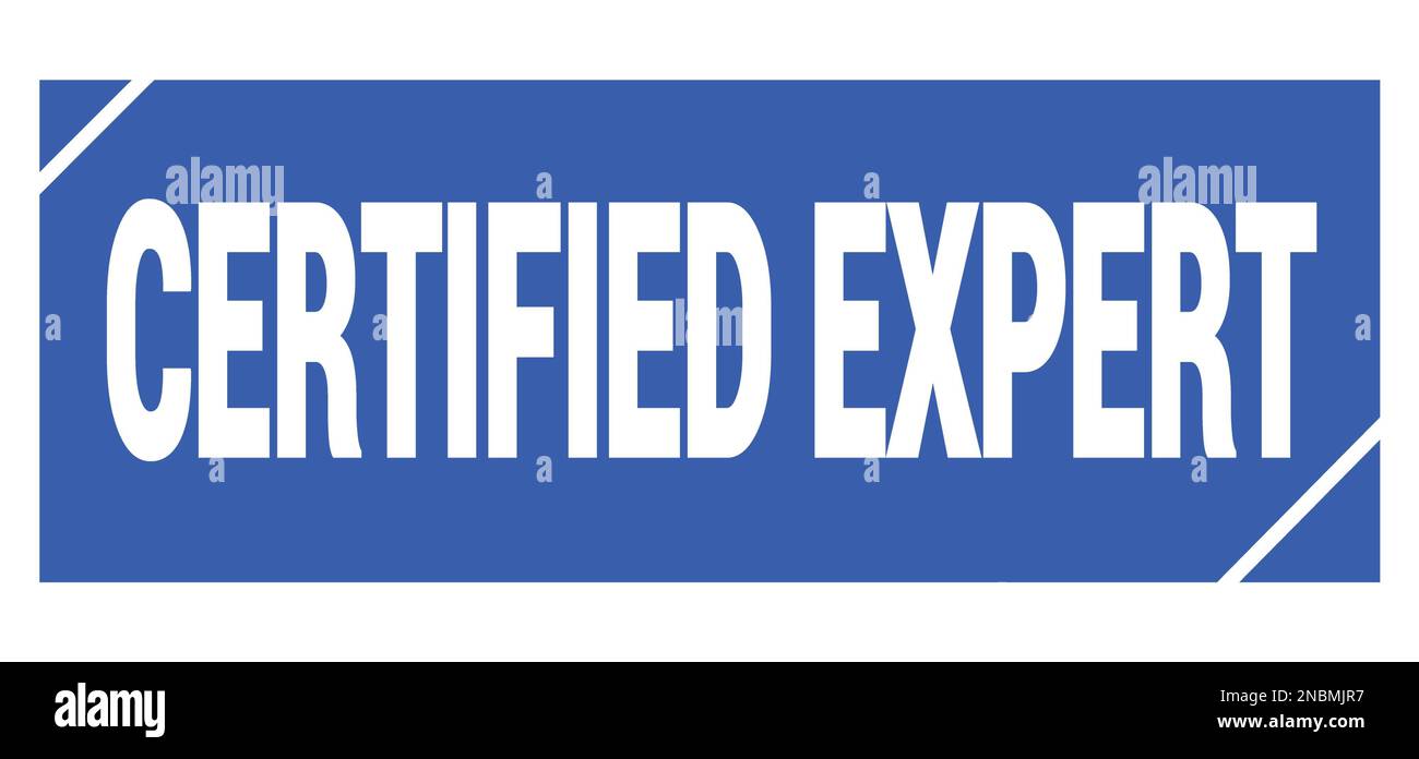 Certified expert hi-res stock photography and images - Alamy