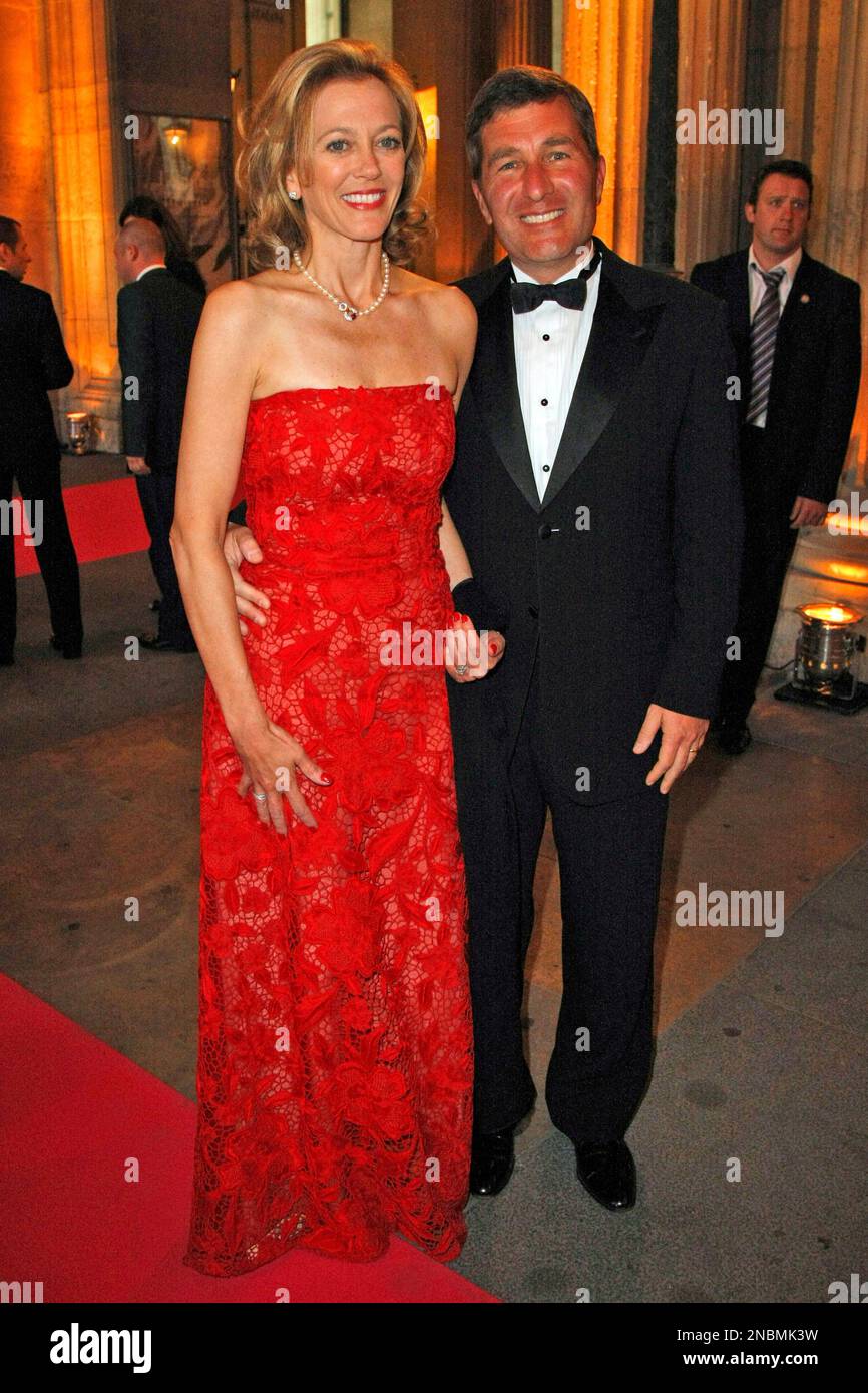 US Ambassador to France and Monaco Charles H. Rivkin, left, and wife ...