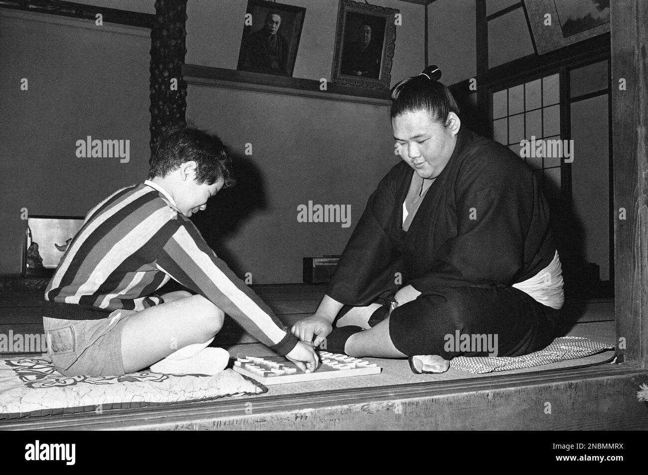 A nationalist Chinese Sumo Wrestler Huang Keng-Ming, known to Japanese ...