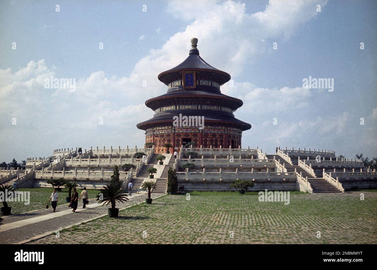 Exterior view of the Temple of Heaven in Peking, China in 1973. (AP ...