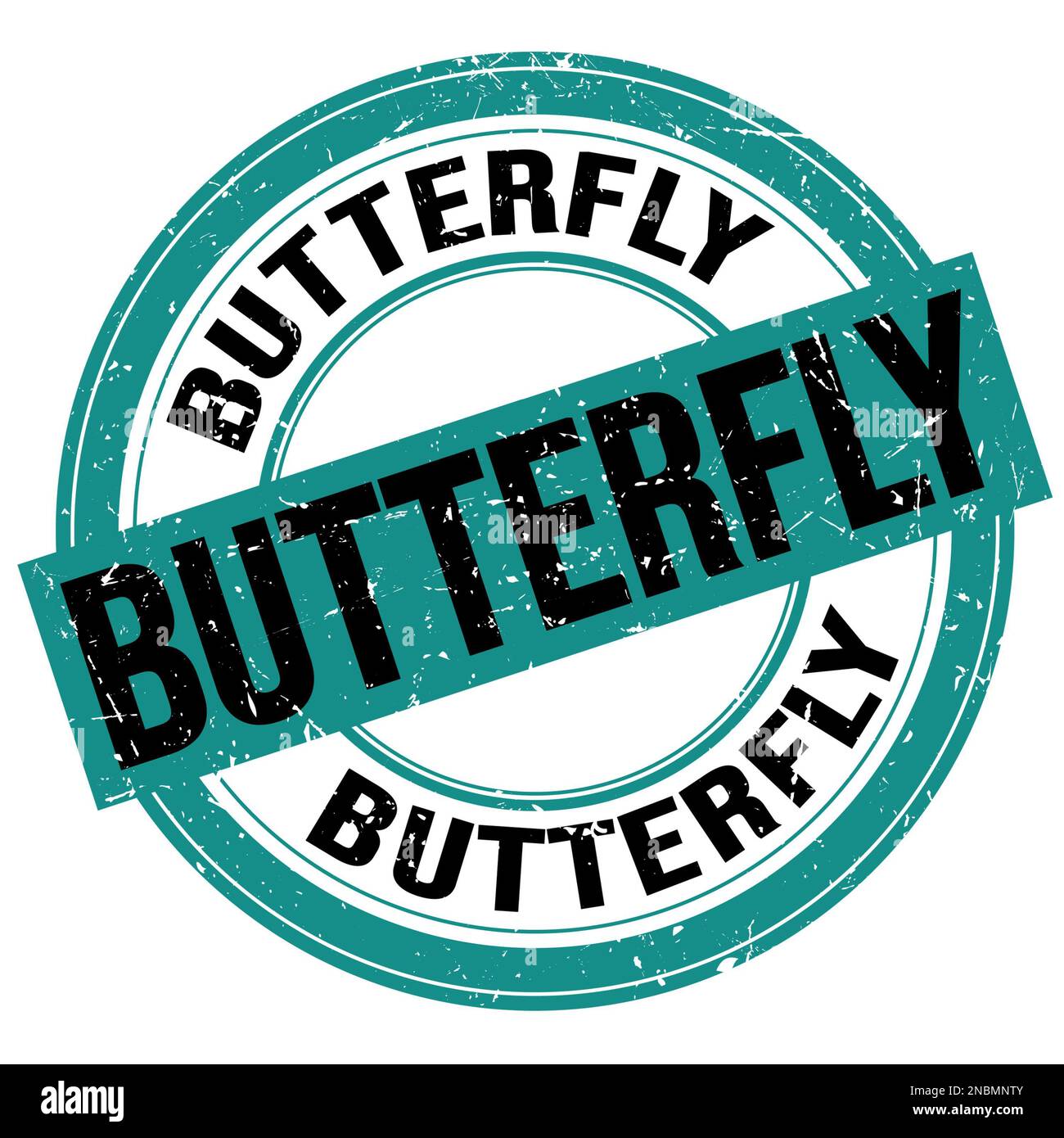 Blue butterfly logo hi-res stock photography and images - Alamy