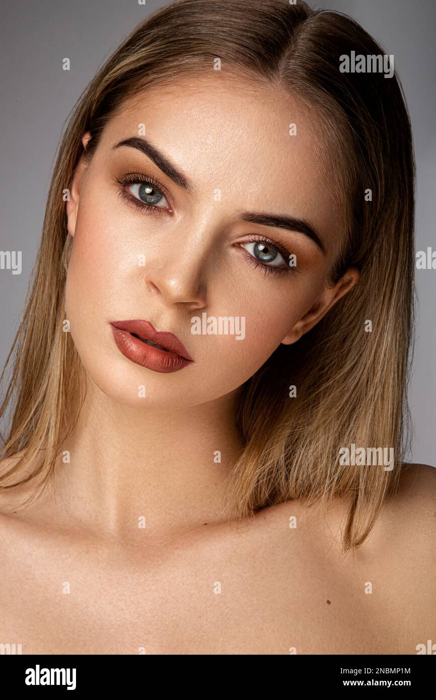 Beautiful kin and pretty face Stock Photo - Alamy