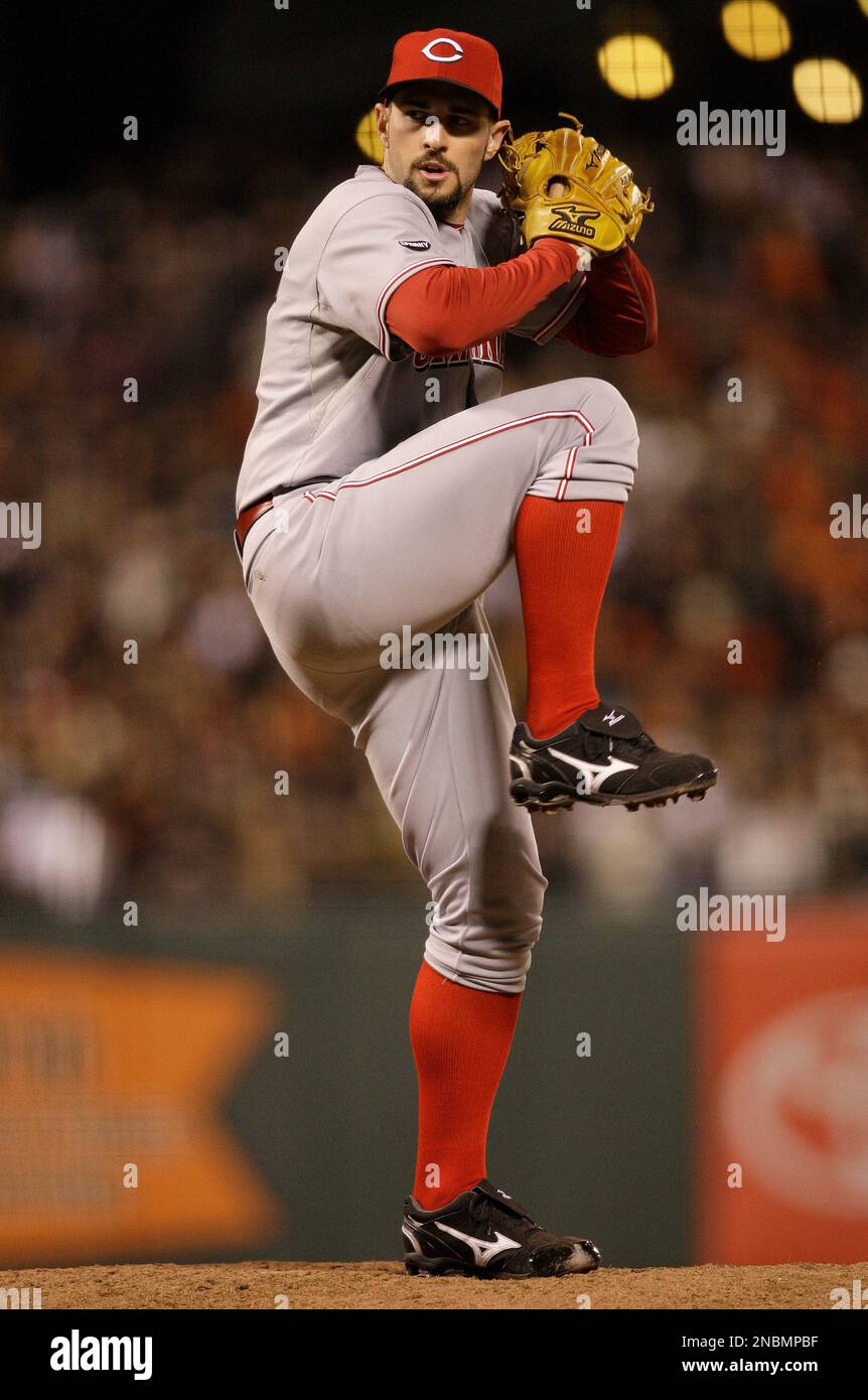 Cincinnati Reds relief pitcher Bill Bray (45) against the San Francisco ...