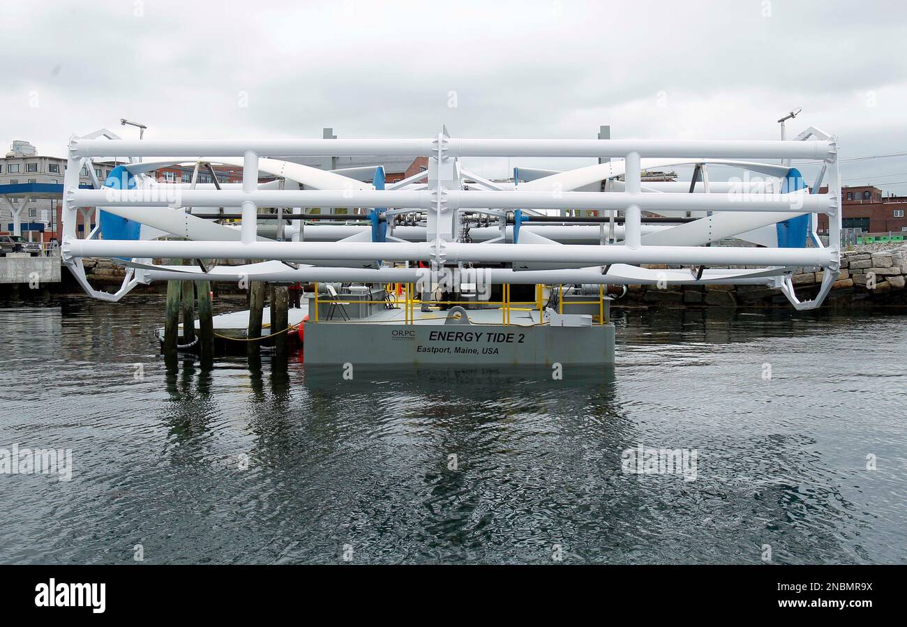 The Energy Tide 2, the largest tidal energy turbine ever deployed in ...