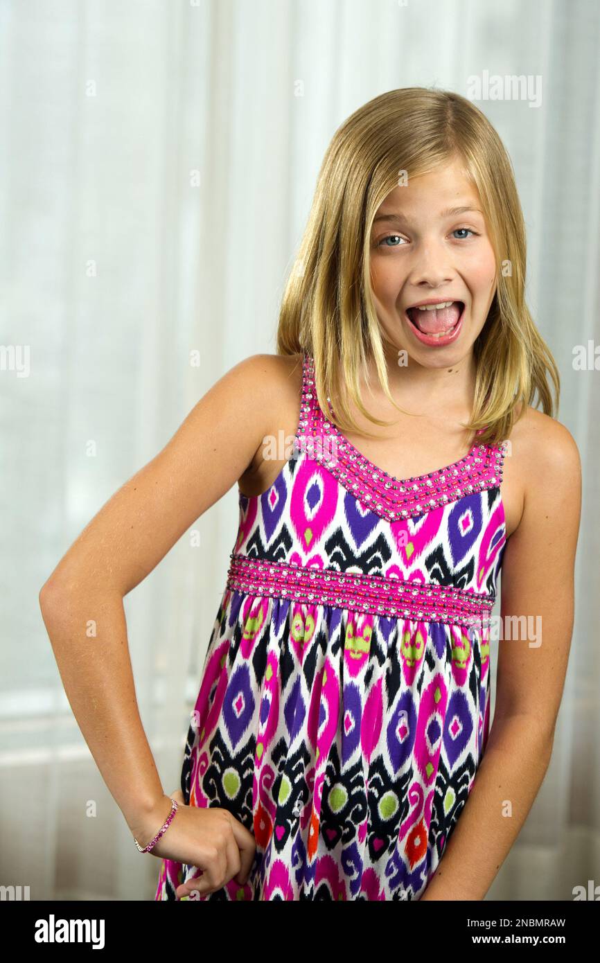 Jackie Evancho Poses For A Portrait In New York Monday June 13 2011