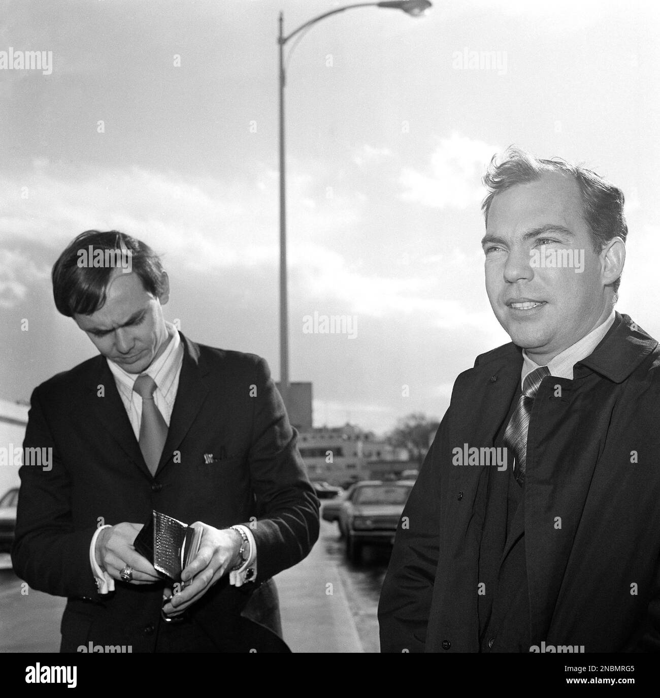 Army Lt. William L. Calley Jr., as he arrived in Washington on Jan. 26 ...