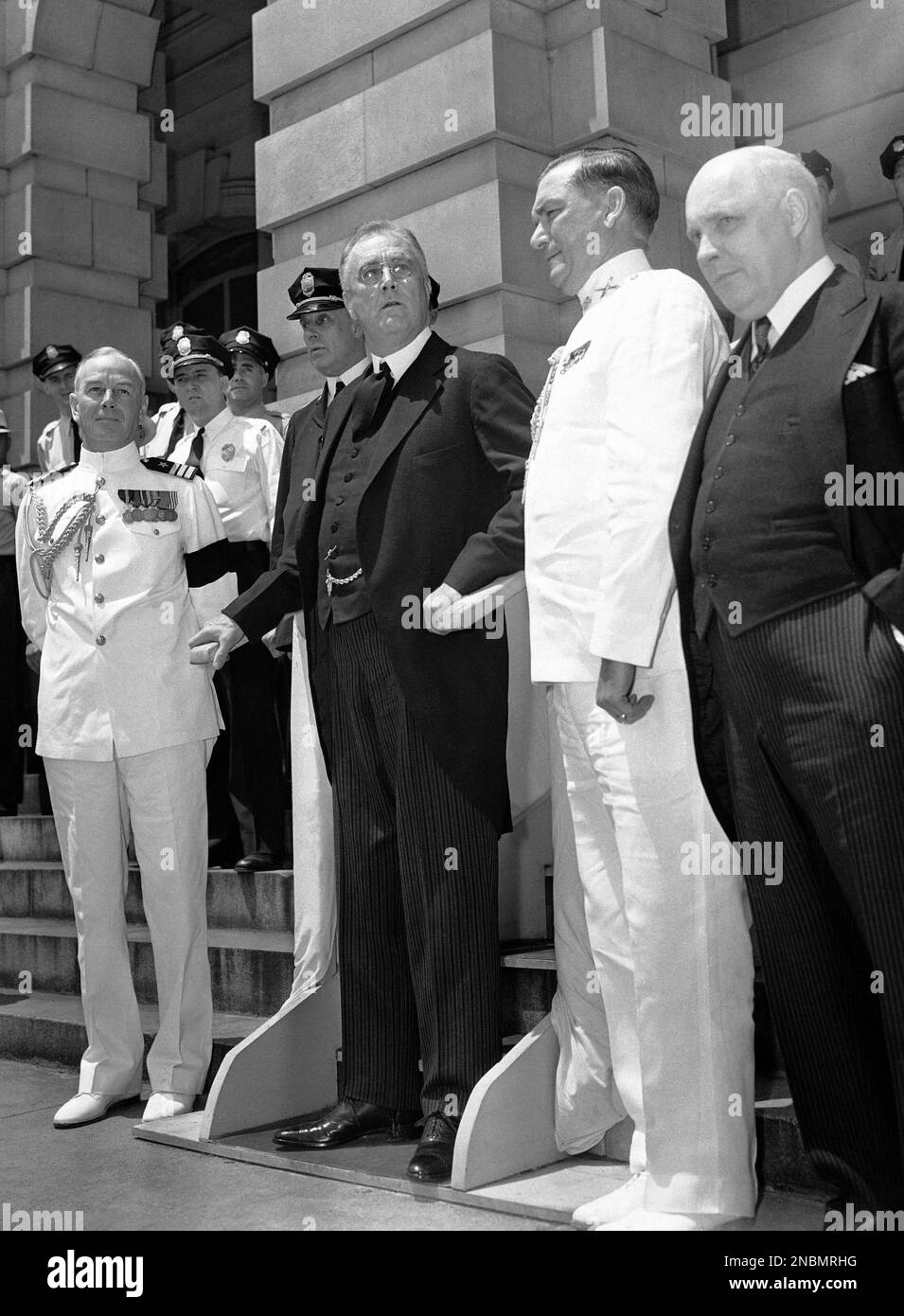 President Franklin Roosevelt as he left the Capitol in Washington on ...
