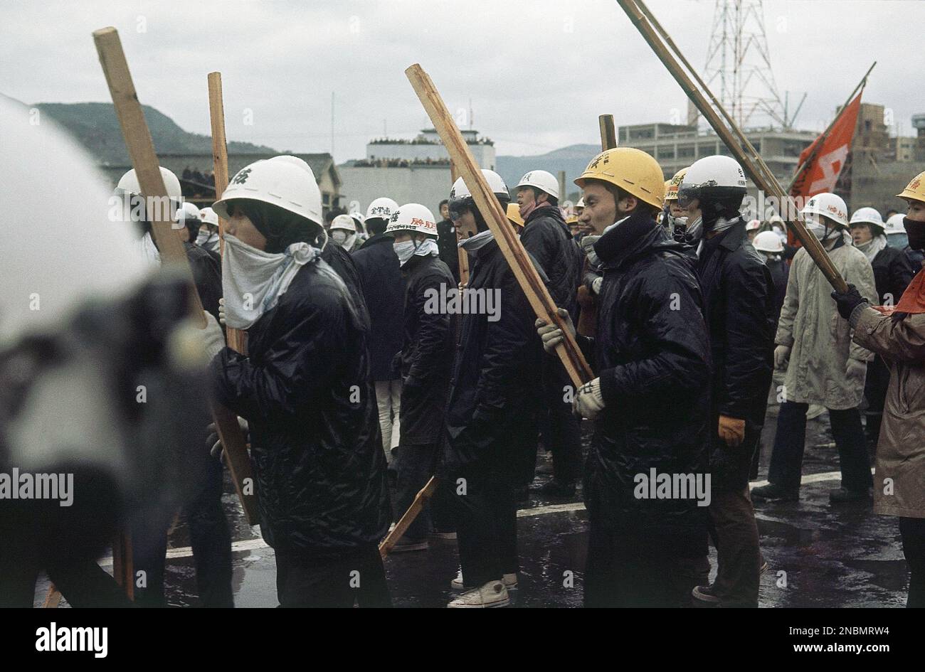 Various demonstrators, including the Sampo Rengo elements of the ...