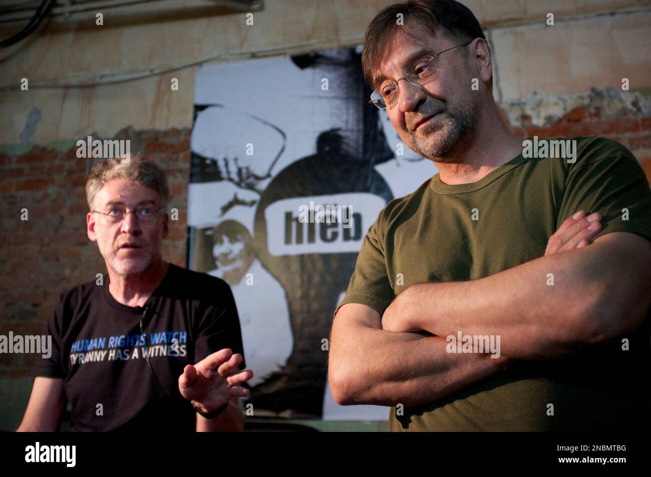 Russian journalist, music critic and broadcaster Artemy Troitsky, left ...