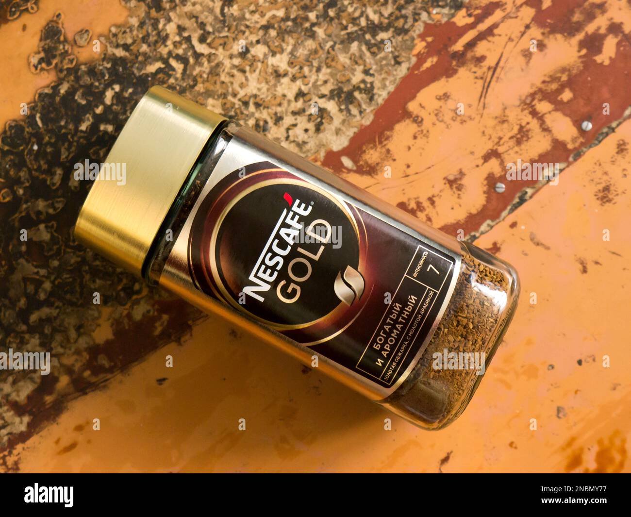 Coffe NESCAFE Gold Stock Photo - Alamy
