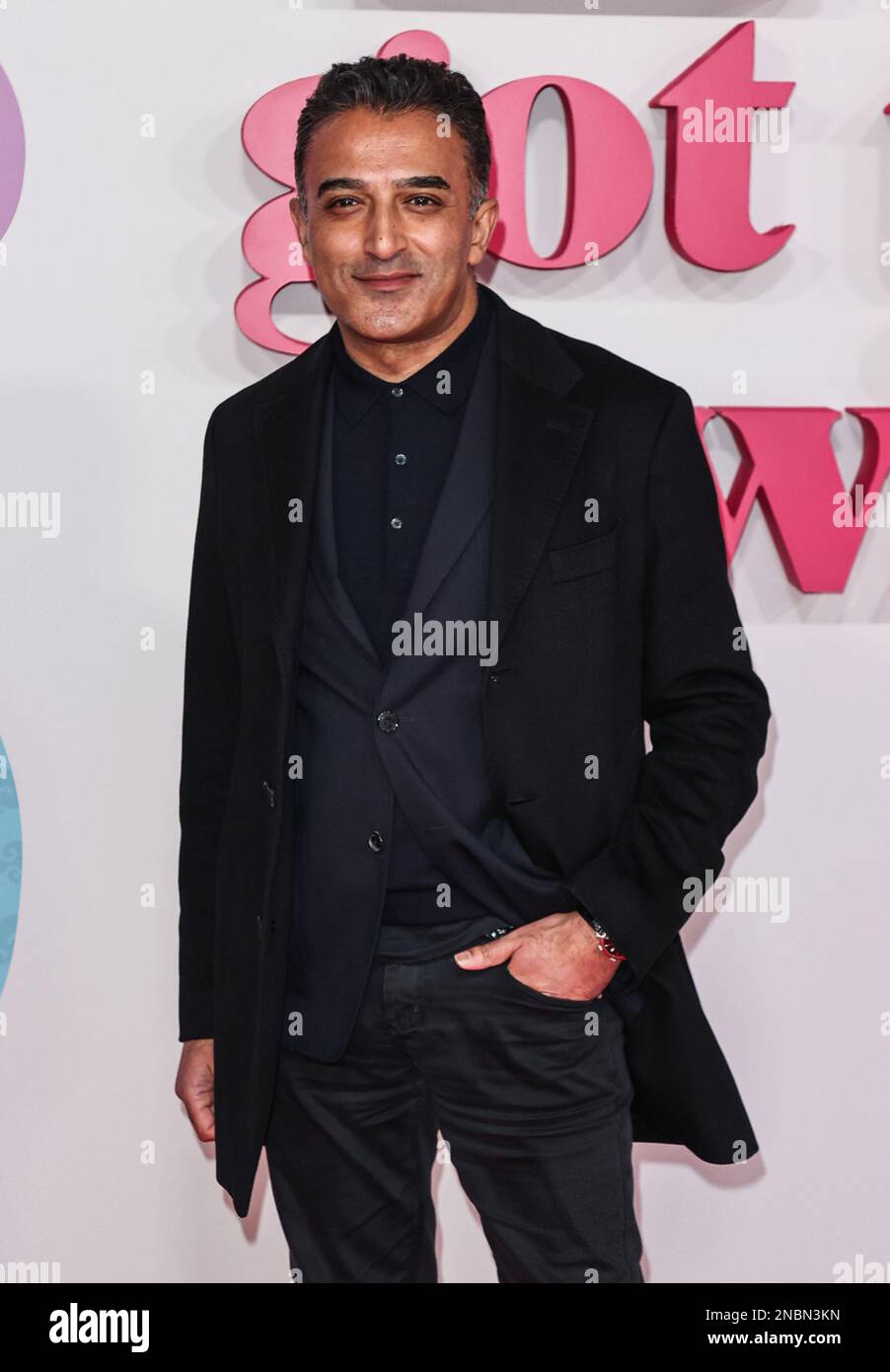 London, UK. 13th Feb, 2023. Adil Ray attends the UK Premiere of "What's ...