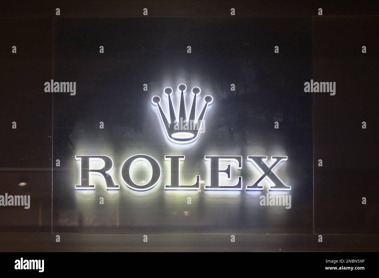 Rolex banner hi-res stock photography and images - Alamy