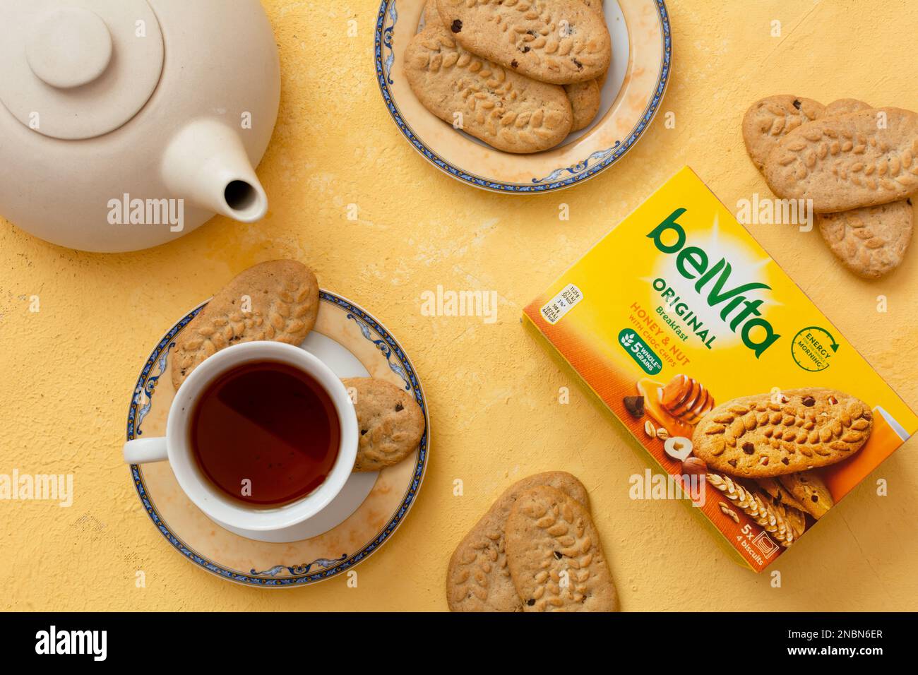 Tiraspol, Moldova - January, 31, 2023: BelVita breakfast cookies box ...