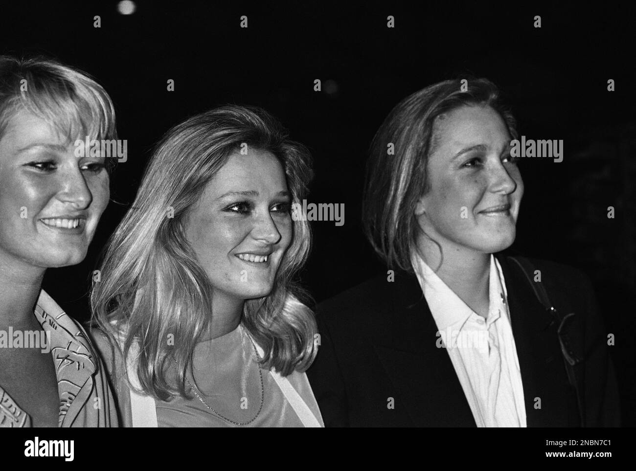Marine; Yann and Marie Caroline Le Pen, the daughters of French ...