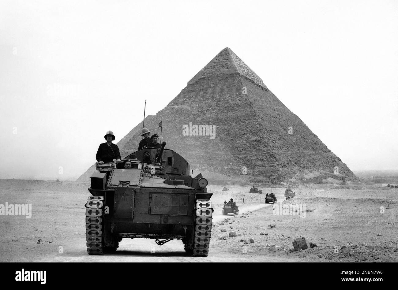 Mobile troops of the British Army paraded from their barracks at ...