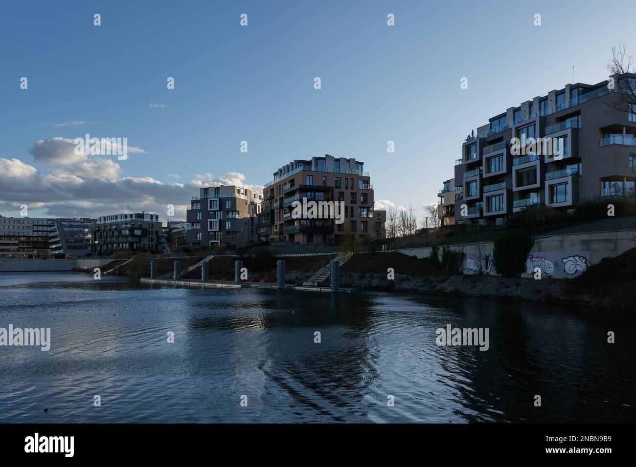 Prague, Czech Republic, February 19, 2022 - Beautiful view of Prague ...