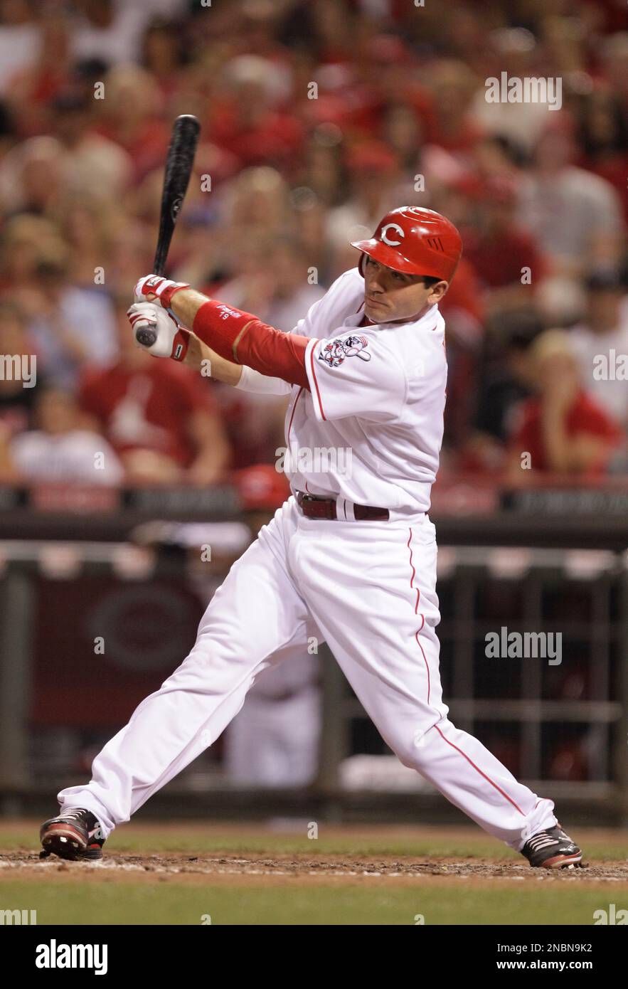 Cincinnati Reds first baseman Joey Votto in action against the Chicago ...