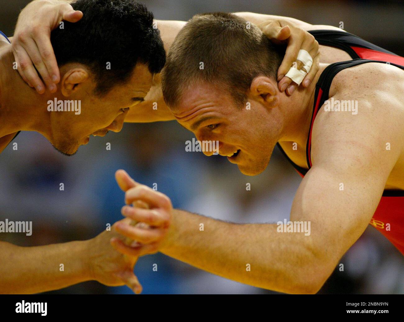FILE - This Aug. 28, 2004, file photo shows Cael Sanderson, of the ...