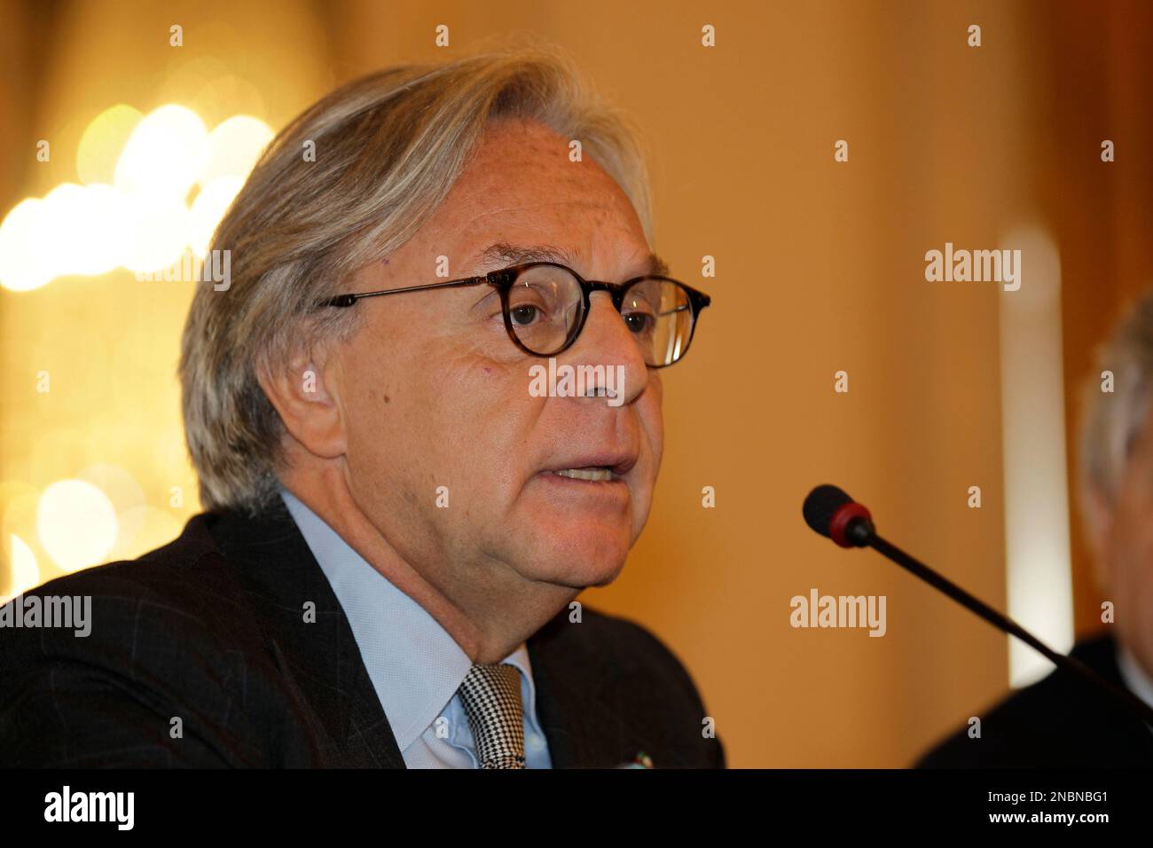 Italian entrepreneur and owner of Tod's shoes brand Diego Della Valle ...