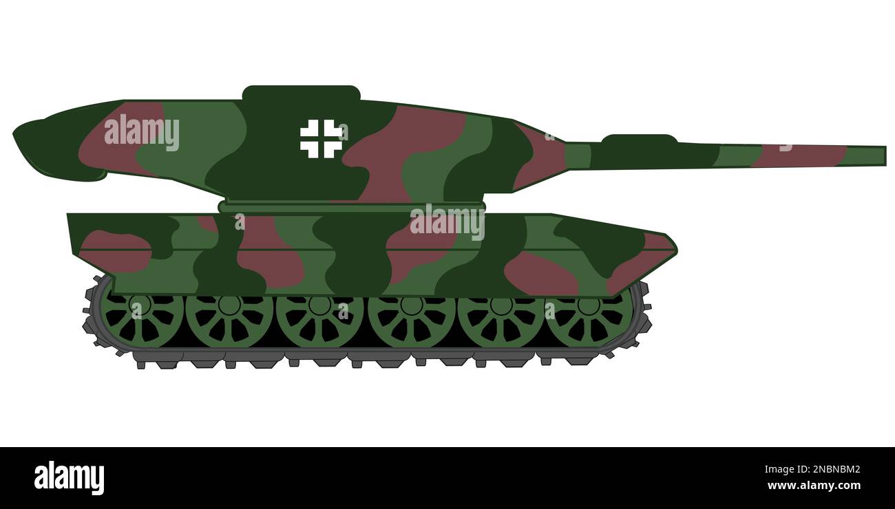 Combat machine to Germany tank leopard awesome weapon Stock Vector ...