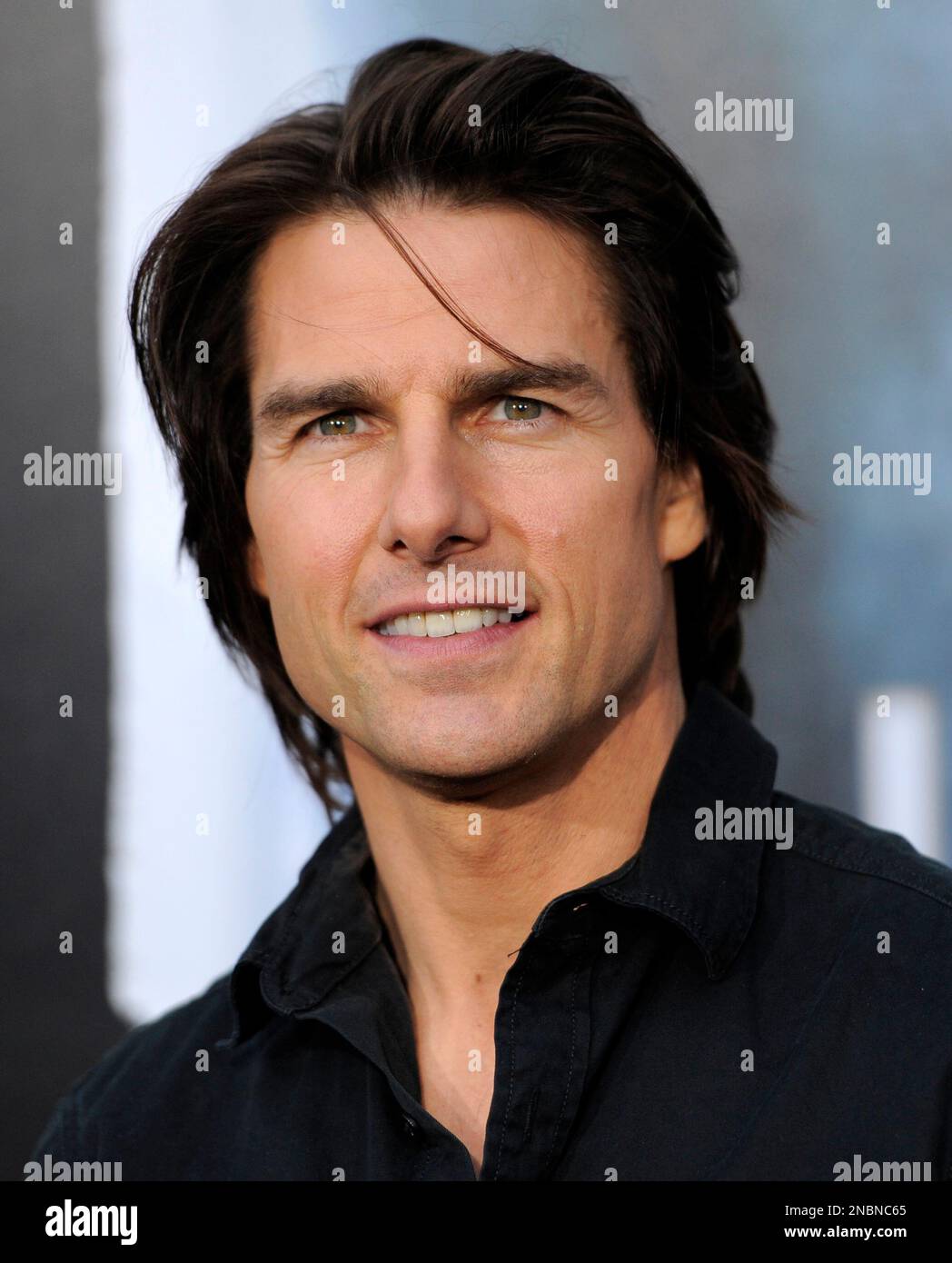 Actor Tom Cruise poses for photographers at the premiere of the film ...