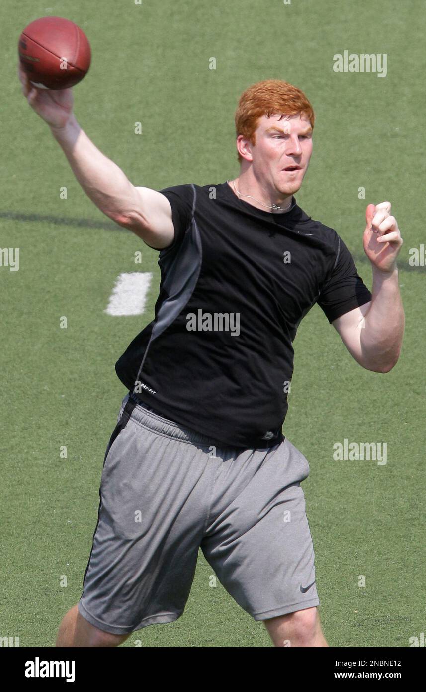 Cincinnati Bengals rookie quarterback Andy Dalton throws a pass during ...