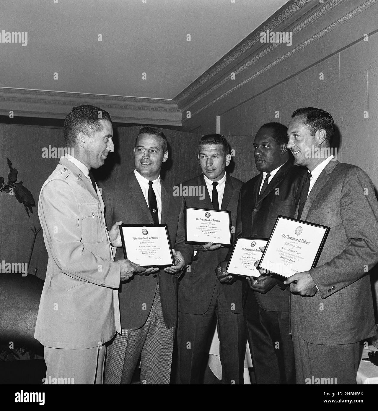 Four National Football League stars receive citations, in Washington on ...