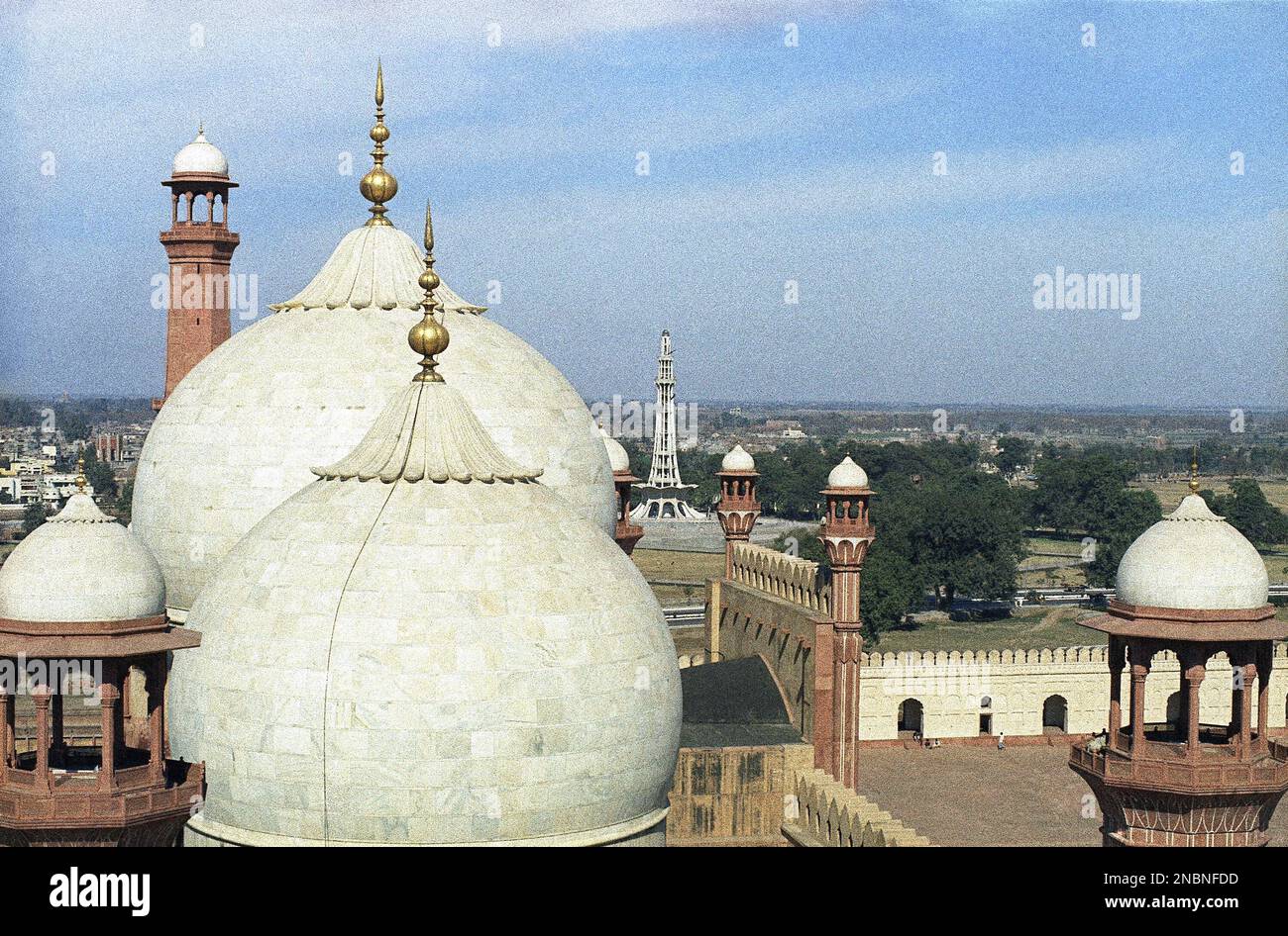 Views of the assembly hall building in Lahore in 1974, where the ...
