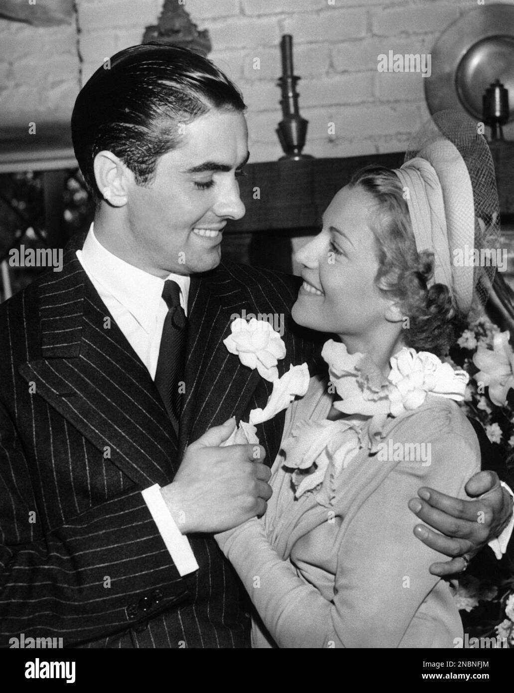 Tyrone Power, the famous film star, was married to Ann Carpentier ...