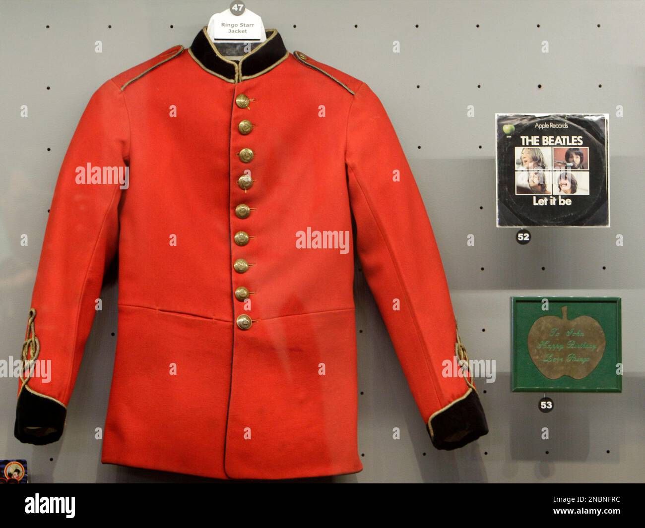 In this June 7, 2011 photo, Ringo Starr’s red military-style jacket ...
