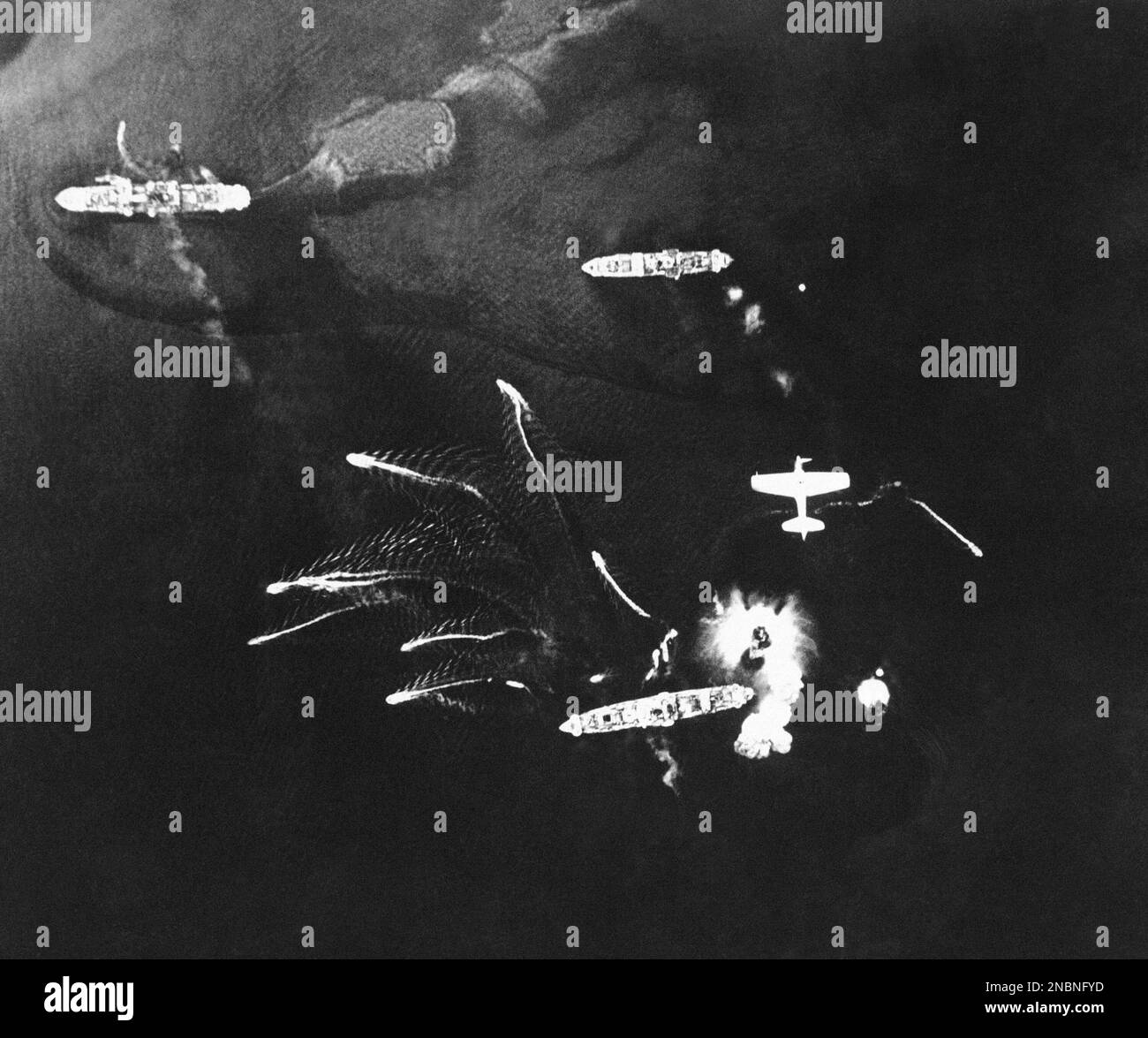 In this image provided by the U.S. Navy, like water bugs, small ...