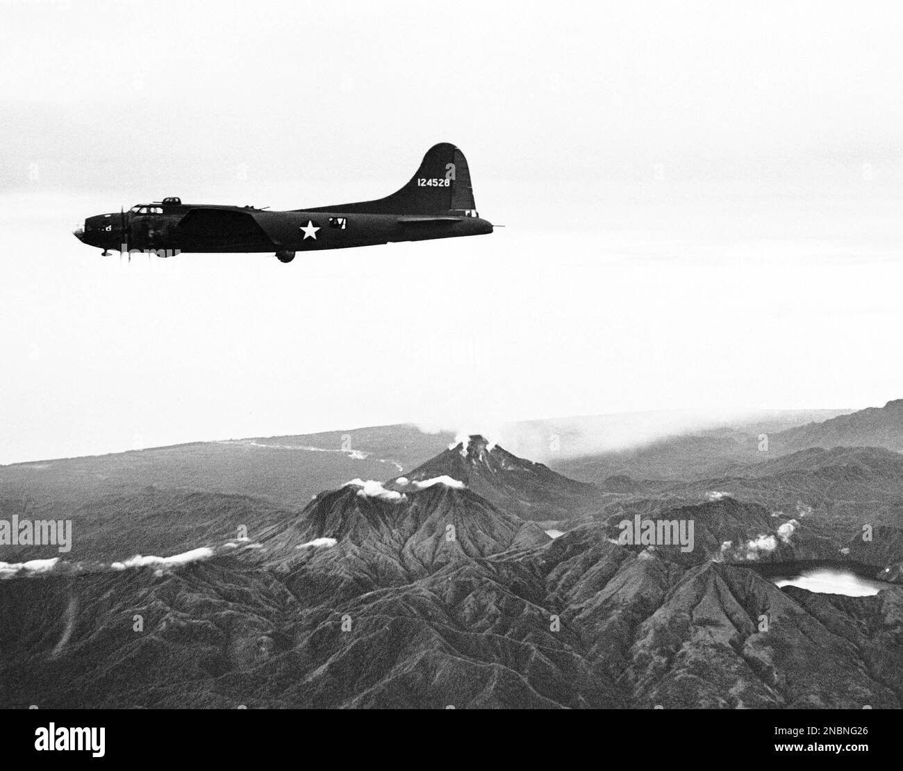In this image provided by the U.S. Marine Corps, winging its way over ...