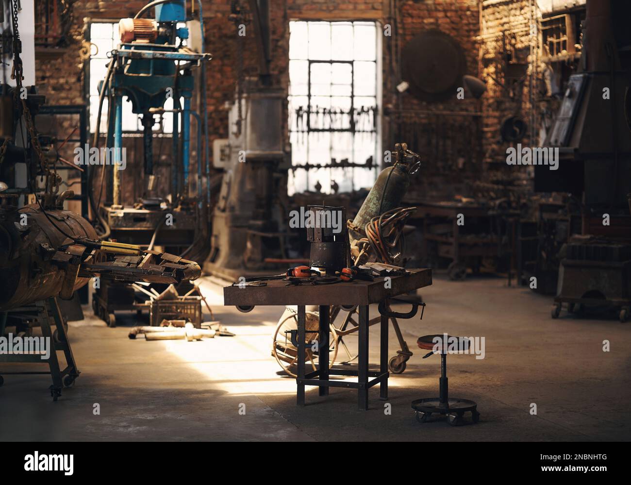 The home of handcraft. an empty work room at a foundry Stock Photo - Alamy