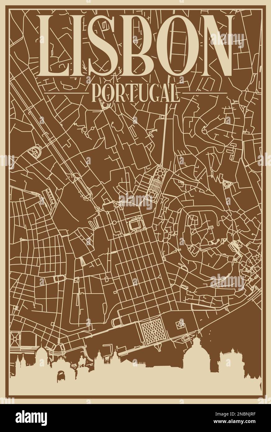 Lisbon portugal Stock Vector Images - Alamy