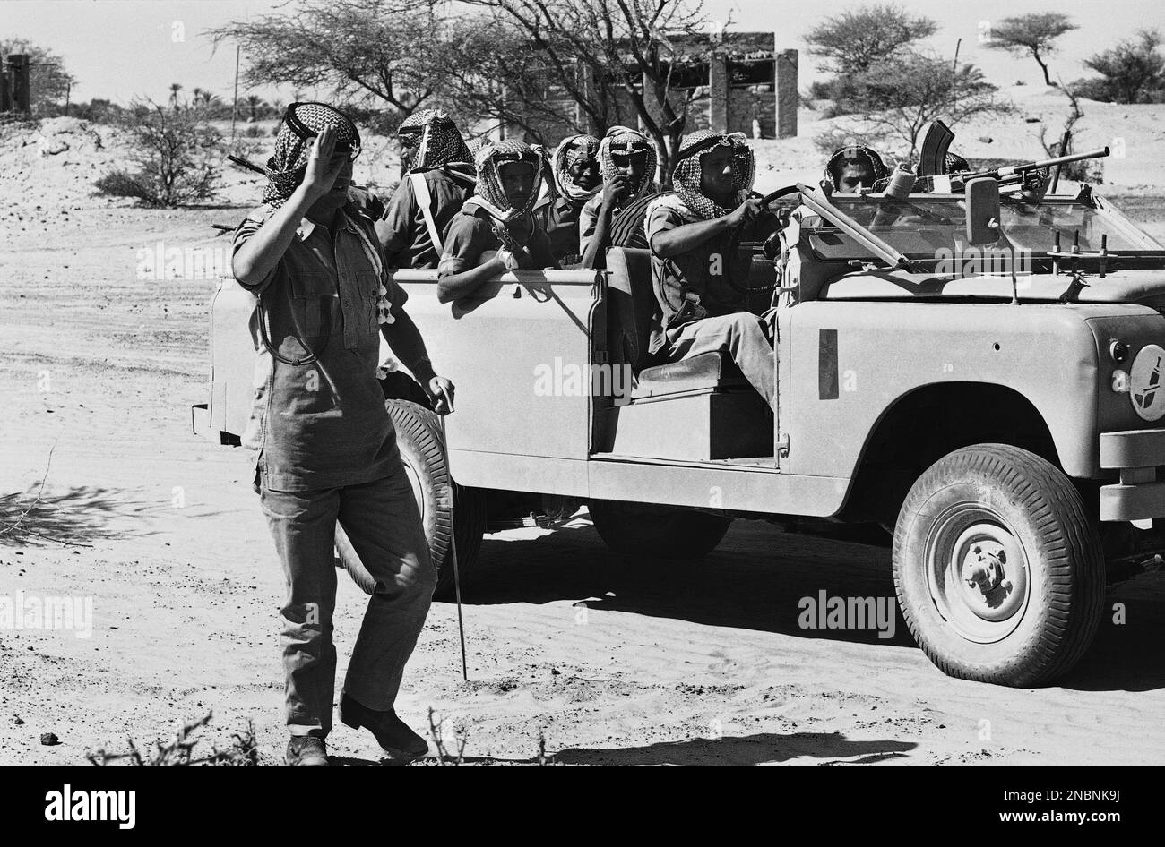 Major Graham Hill, British Army commander of the training camp of the ...