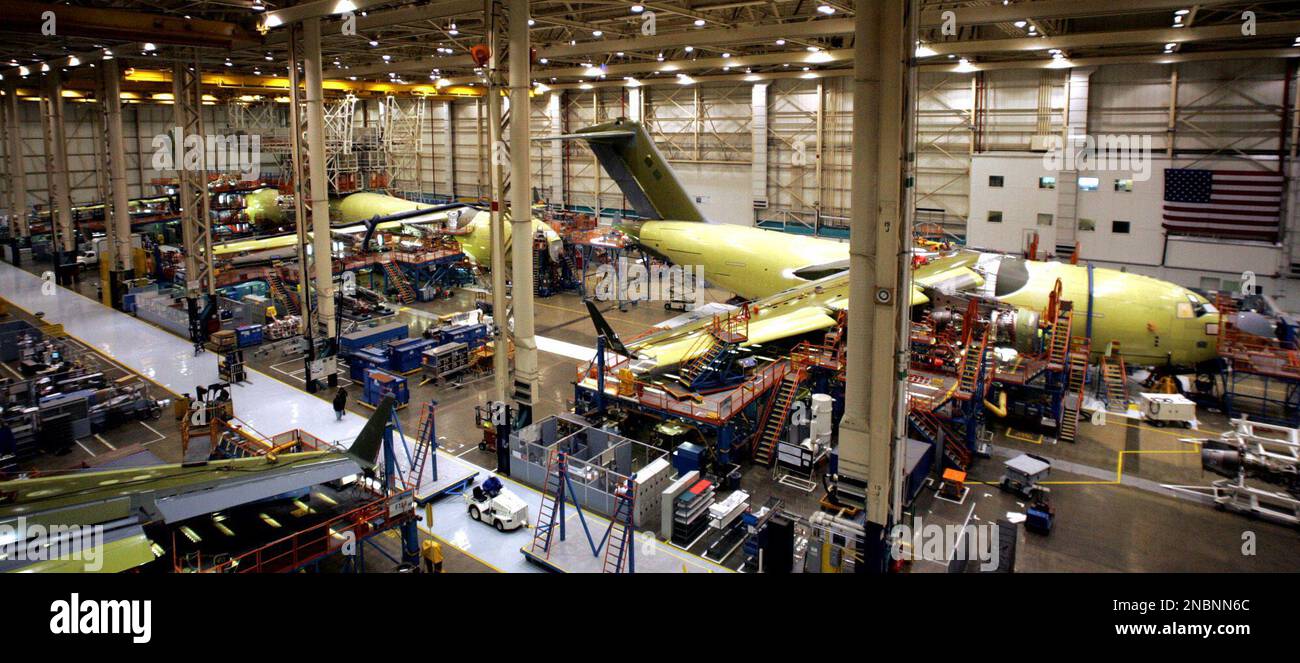 FILE - In this March 16 2006 file photo, the C-17 cargo plane assembly ...