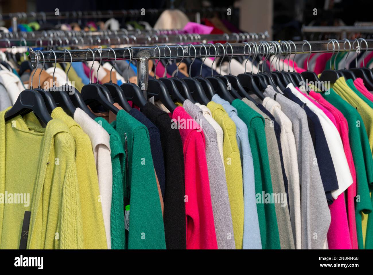 Hanging on a rail hi-res stock photography and images - Alamy