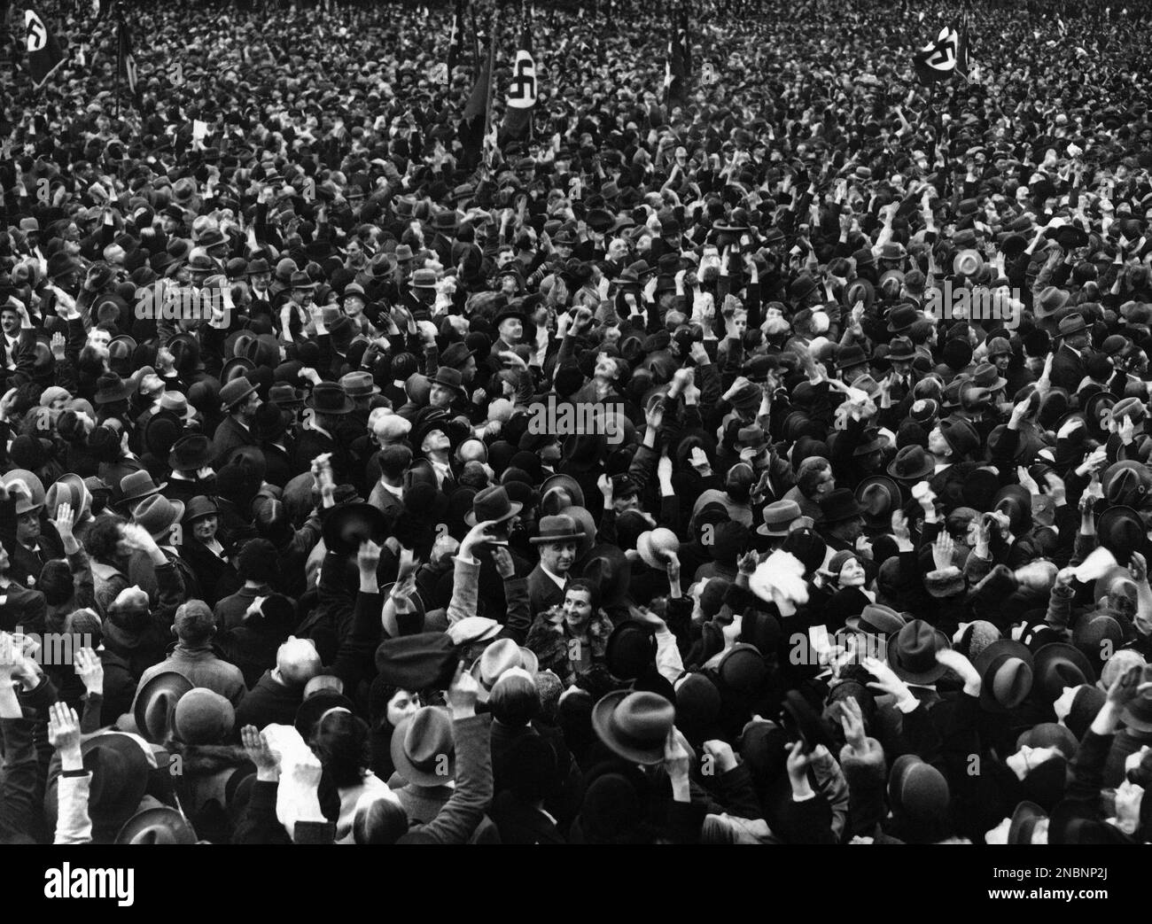 Adolf Hitler has started the second election campaign in Berlin with an ...