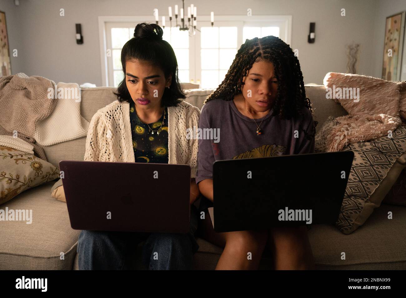 STORM REID and MEGAN SURI in MISSING (2023), directed by NICHOLAS D ...