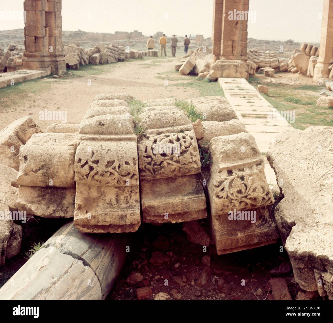 CASTILLO - SIGLO VIII. Location: CASTILLO. Mshatta Stock Photo - Alamy